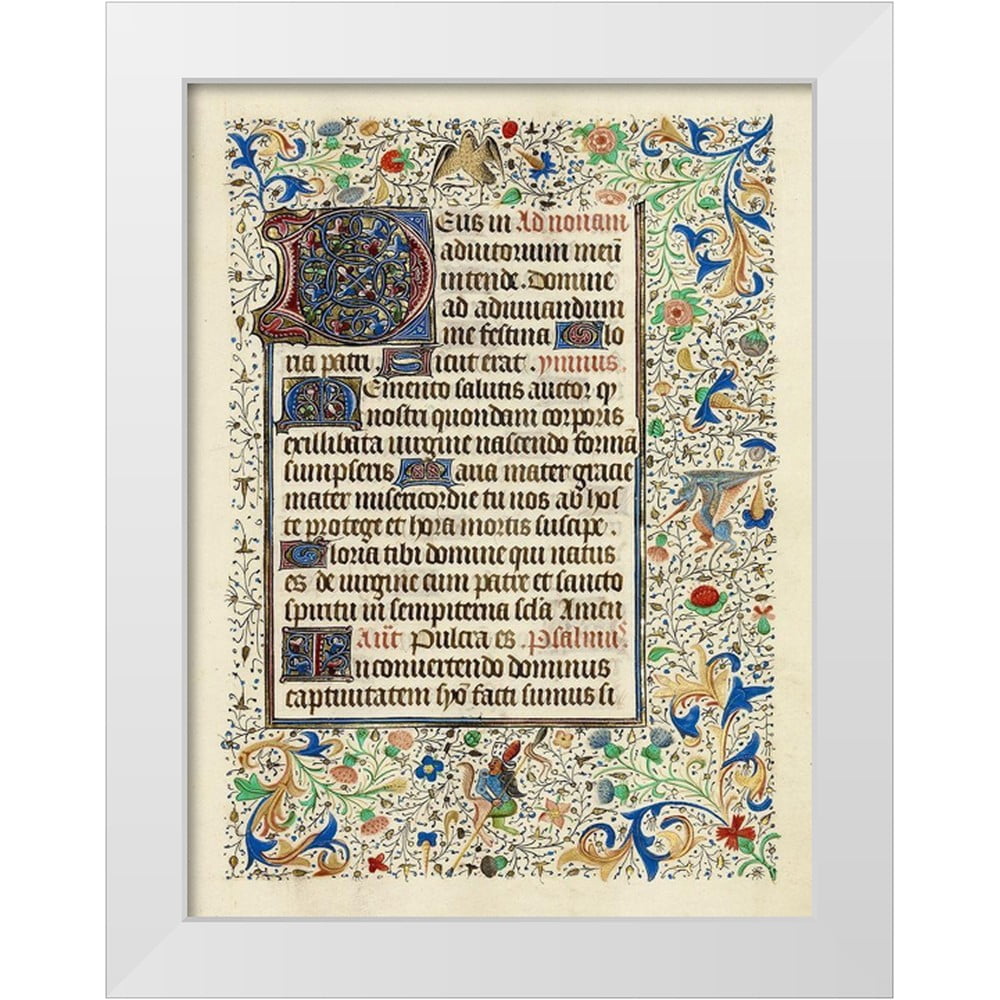 Flemish 15th Century 19x24 White Modern Wood Framed Museum Art Print ...