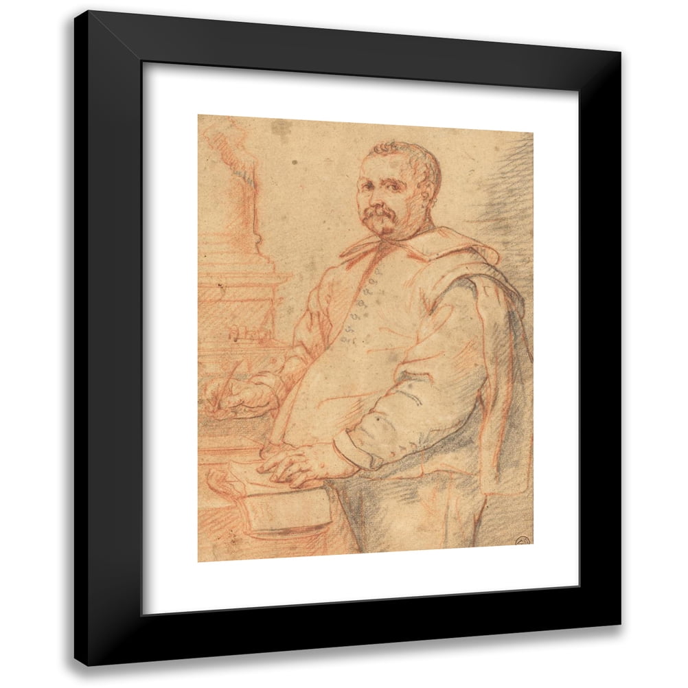 Flemish 17th Century 19x24 Black Modern Framed Museum Art Print Titled ...