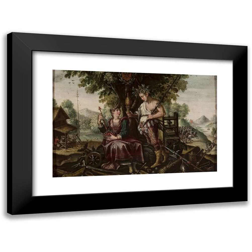 Flemish Painter 14x11 Black Modern Framed Museum Art Print Titled ...