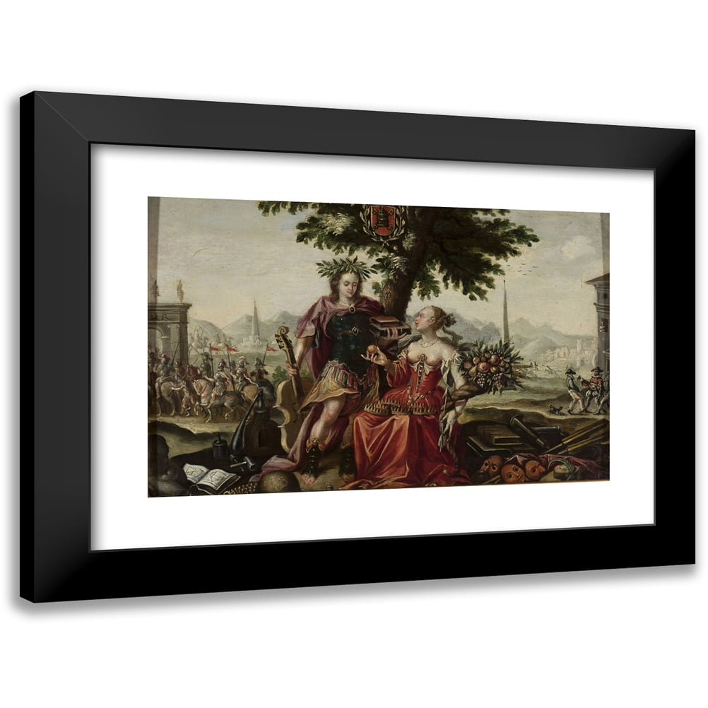 Flemish Painter 14x11 Black Modern Framed Museum Art Print Titled ...