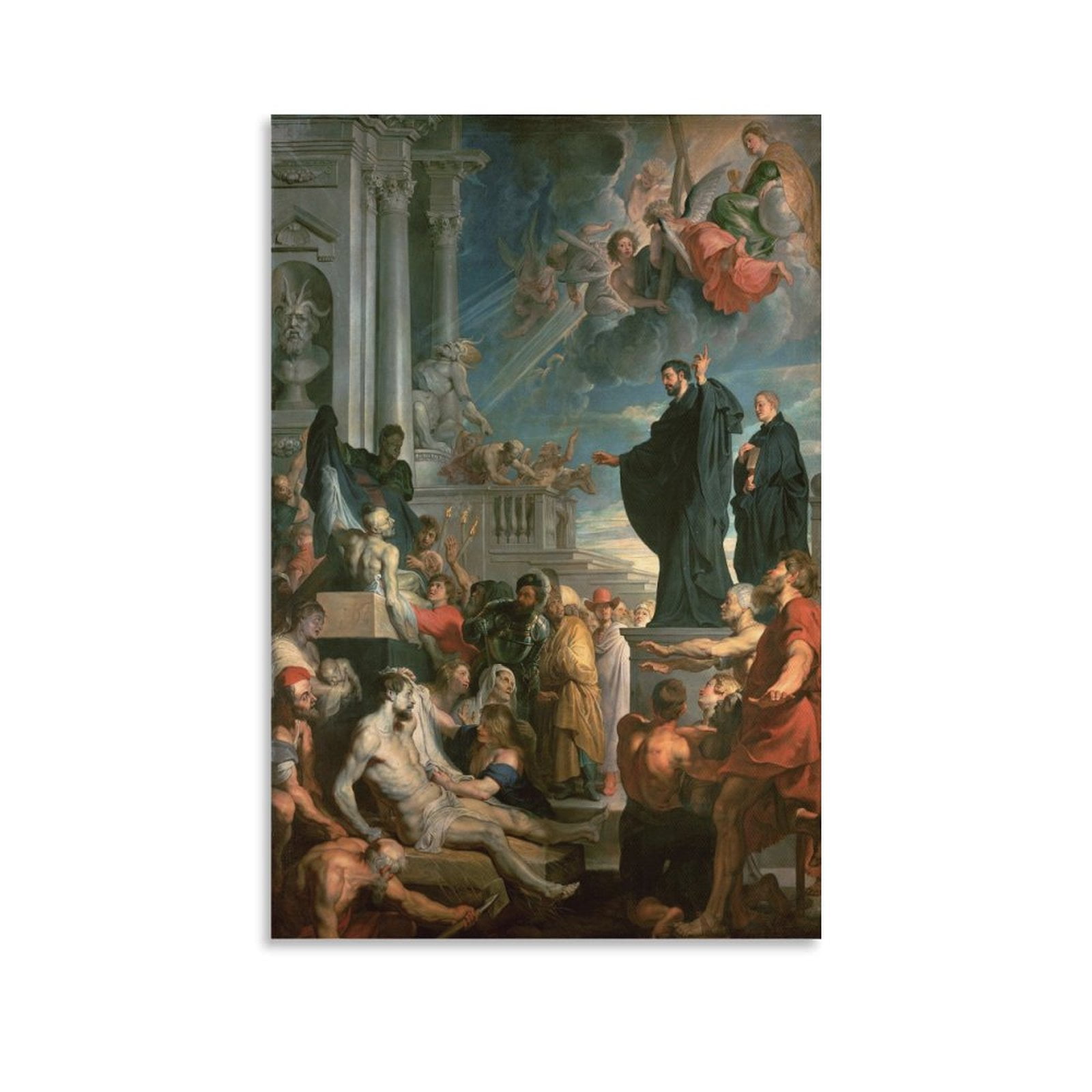 Flemish Painter Peter Paul Rubens Miracles of Saint Francis Xavier ...