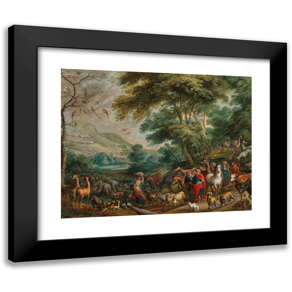 Flemish School 24x20 Black Modern Framed Museum Art Print Titled - The ...