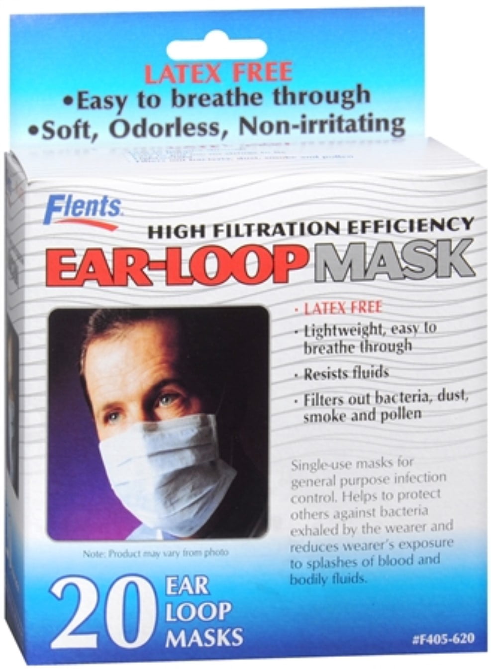 Flents Ear-Loop Masks 20 Each (Pack of 3) - Walmart.com