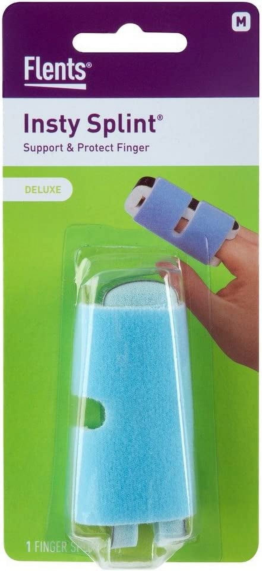 Flents Finger Splint, Two-Sided Splint, Medium, Supports & Protects ...