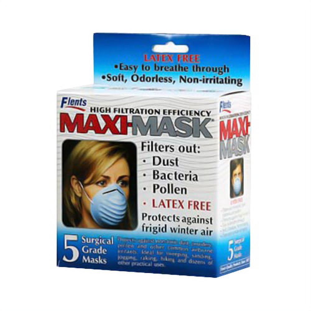 Flents High Filtration Efficiency Maxi Mask, Allergen Mask - 5 Ea ...
