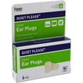 Flents Quiet Please Ear Plugs, 6 Pair, NRR 29 for Sleep, Snoring, Loud ...