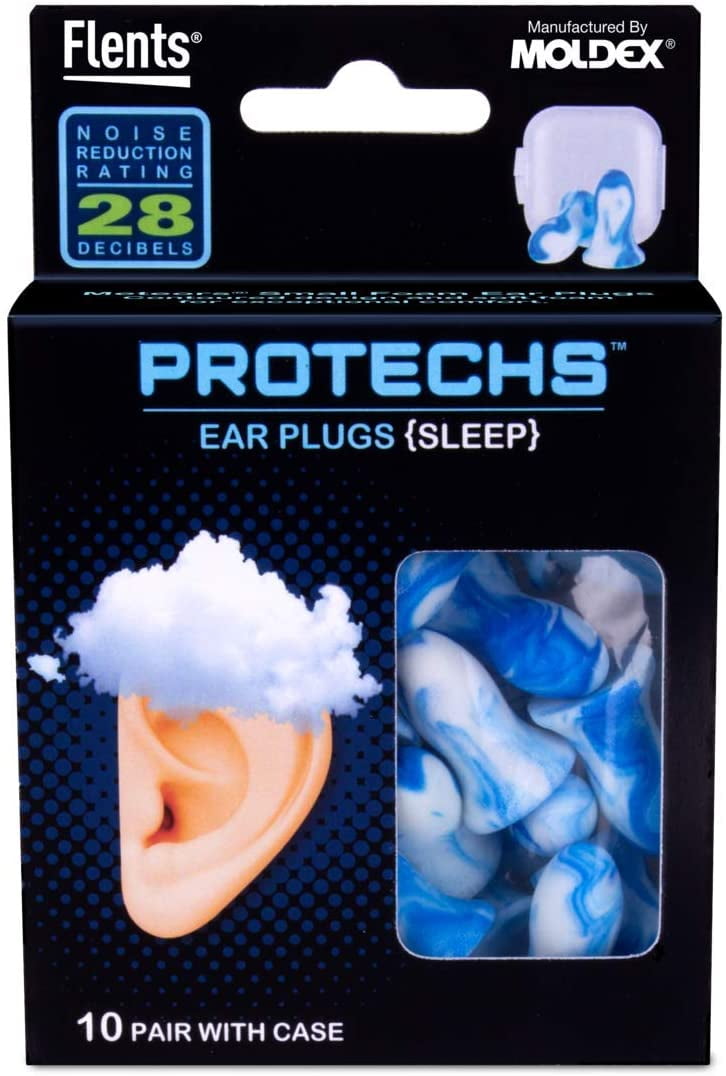 Flents Protechs Reusable Ear Plugs For Sleeping, Protection From Loud ...