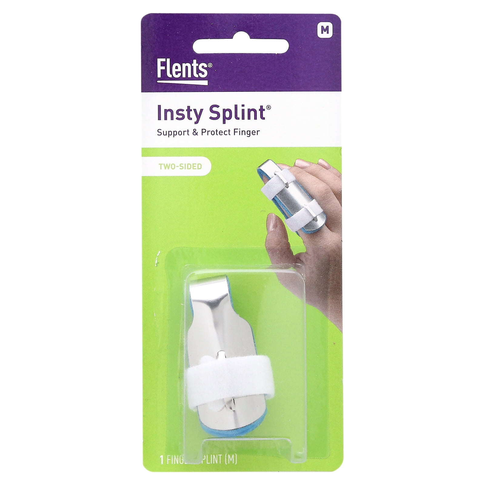 Flents Two-Sided Insty-Splint Finger Splint, 97483, Medium HSA/FSA ...