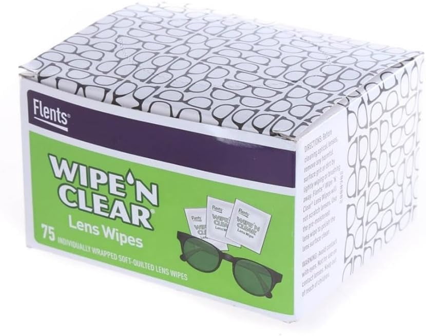 Flents Wipe N Clear Lens Wipes 75 Count - Walmart.com