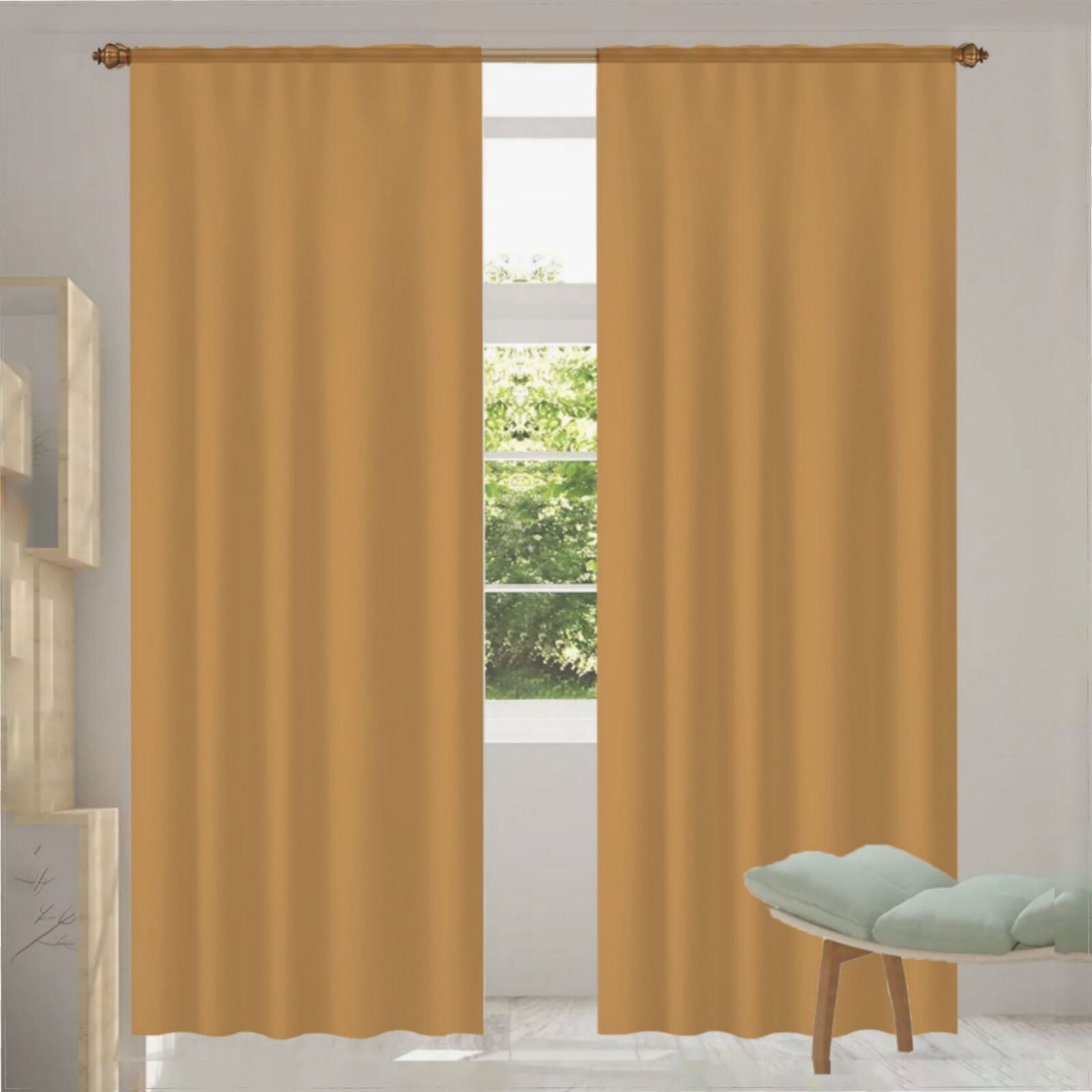 Flesh Color Curtains for Living Room Bedroom Decor Transparent Chiffon ...