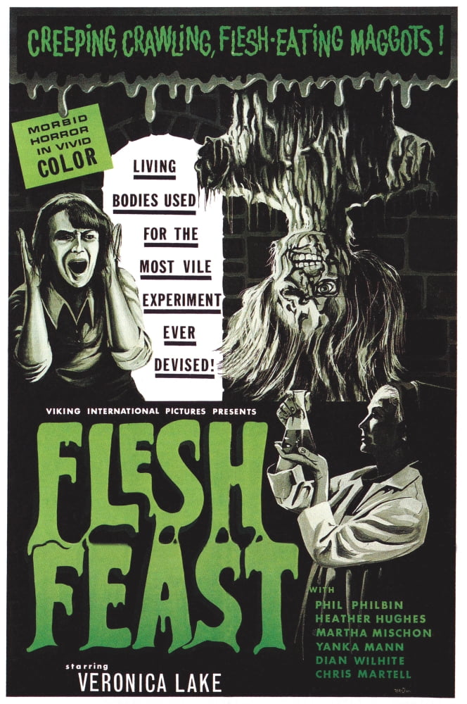 Flesh Feast Us Poster Art Veronica Lake 1970 Movie Poster Masterprint ...