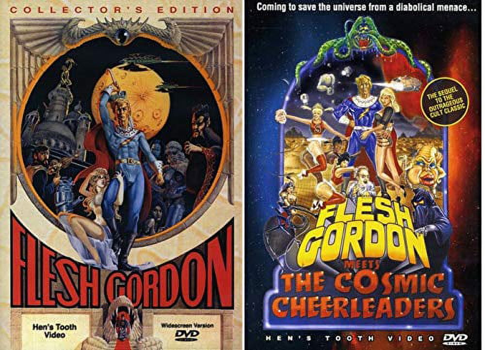 Flesh Gordon 1 One & Flesh Gordon 2 Two Meets The Cosmic Cheerleaders 2 ...