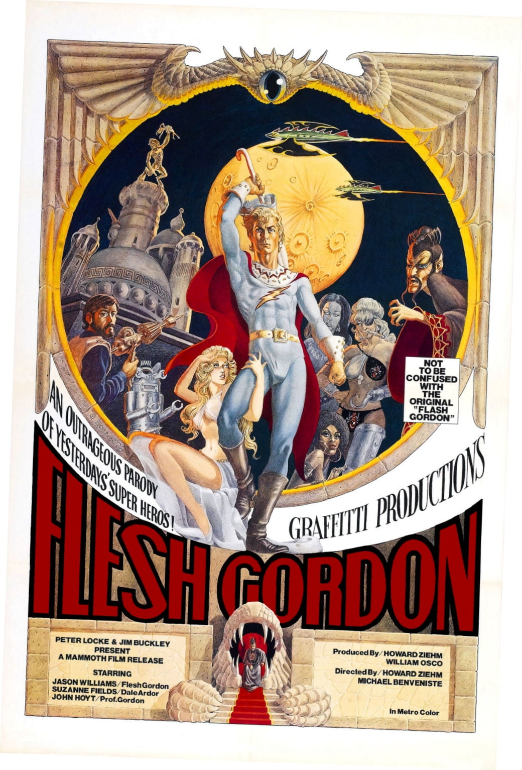 Flesh Gordon Movie Poster 12x16 Print on Metal Sign 12in x 16in Multi ...
