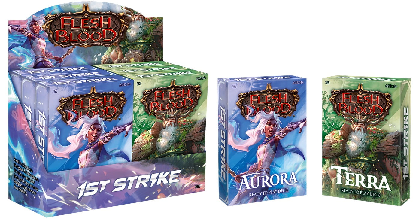 Flesh and Blood: 1st Strike Deck Display (6 Decks) - Walmart.com