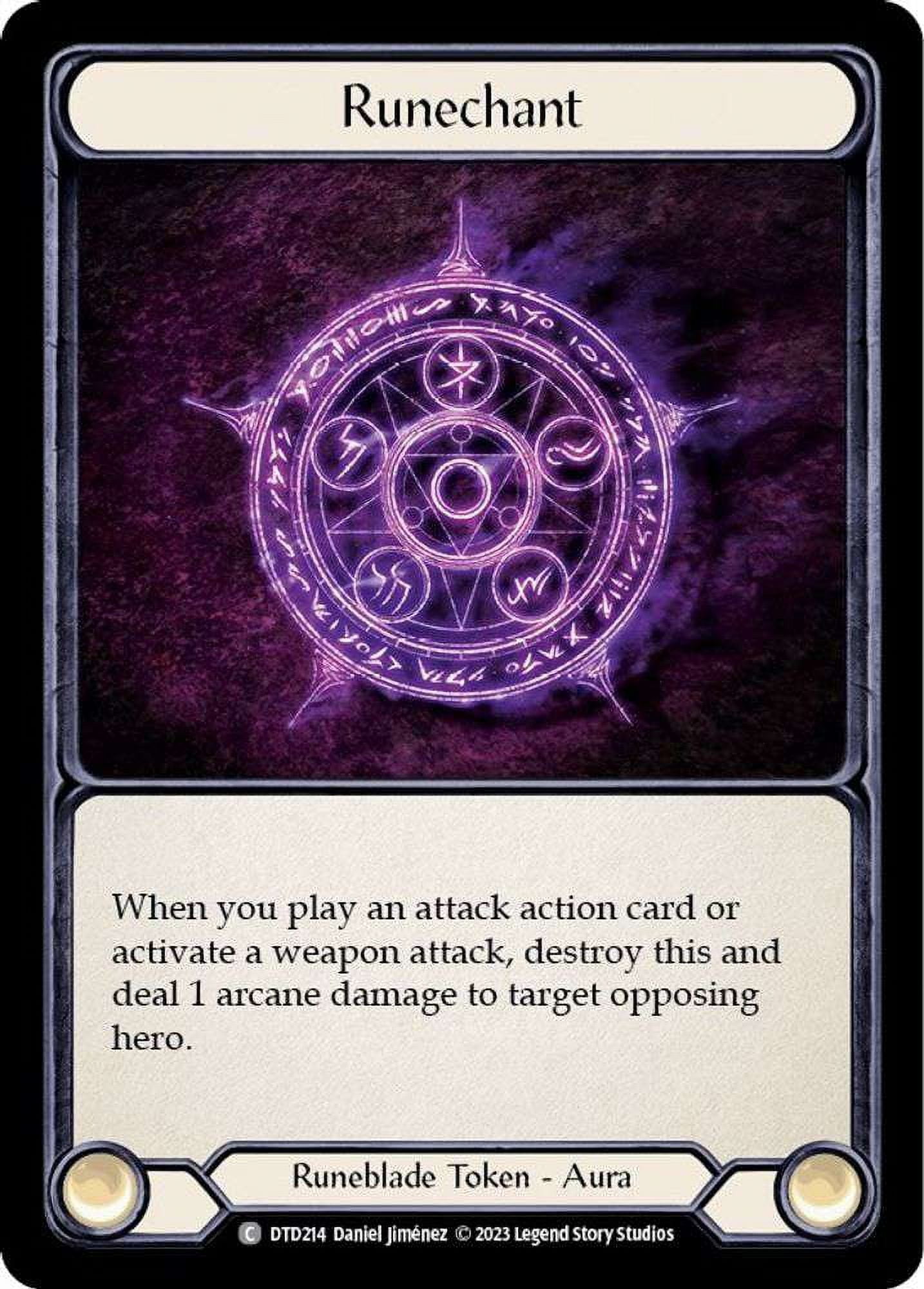 Flesh and Blood Dusk Till Dawn Common Runechant DTD214 - Walmart.com