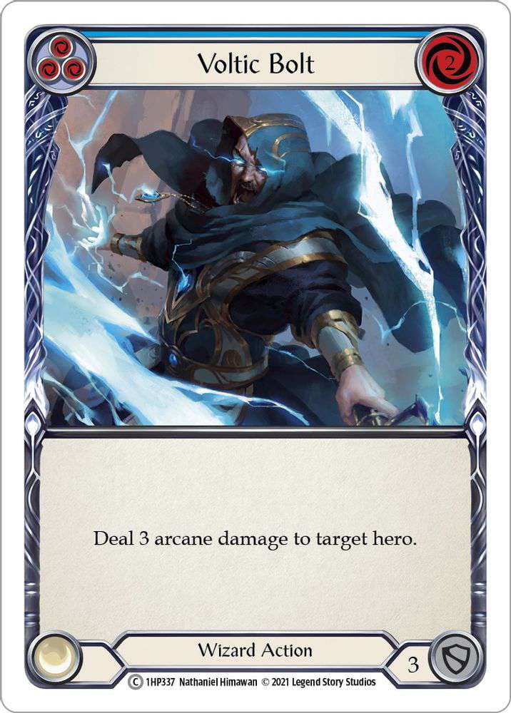 Flesh and Blood History Pack 1 Common Voltic Bolt #1HP337 [Blue ...