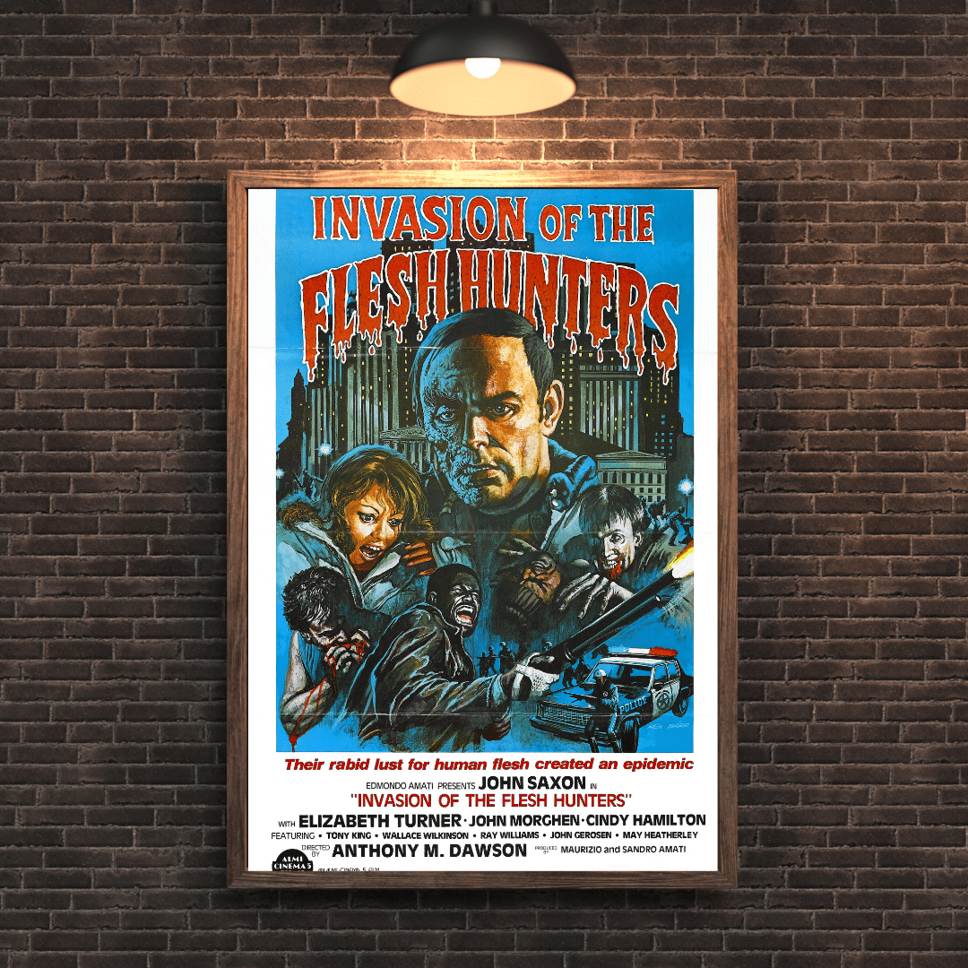 Flesh and Fear Cannibal Apocalypse Movie Poster - Rare Horror Gem ...