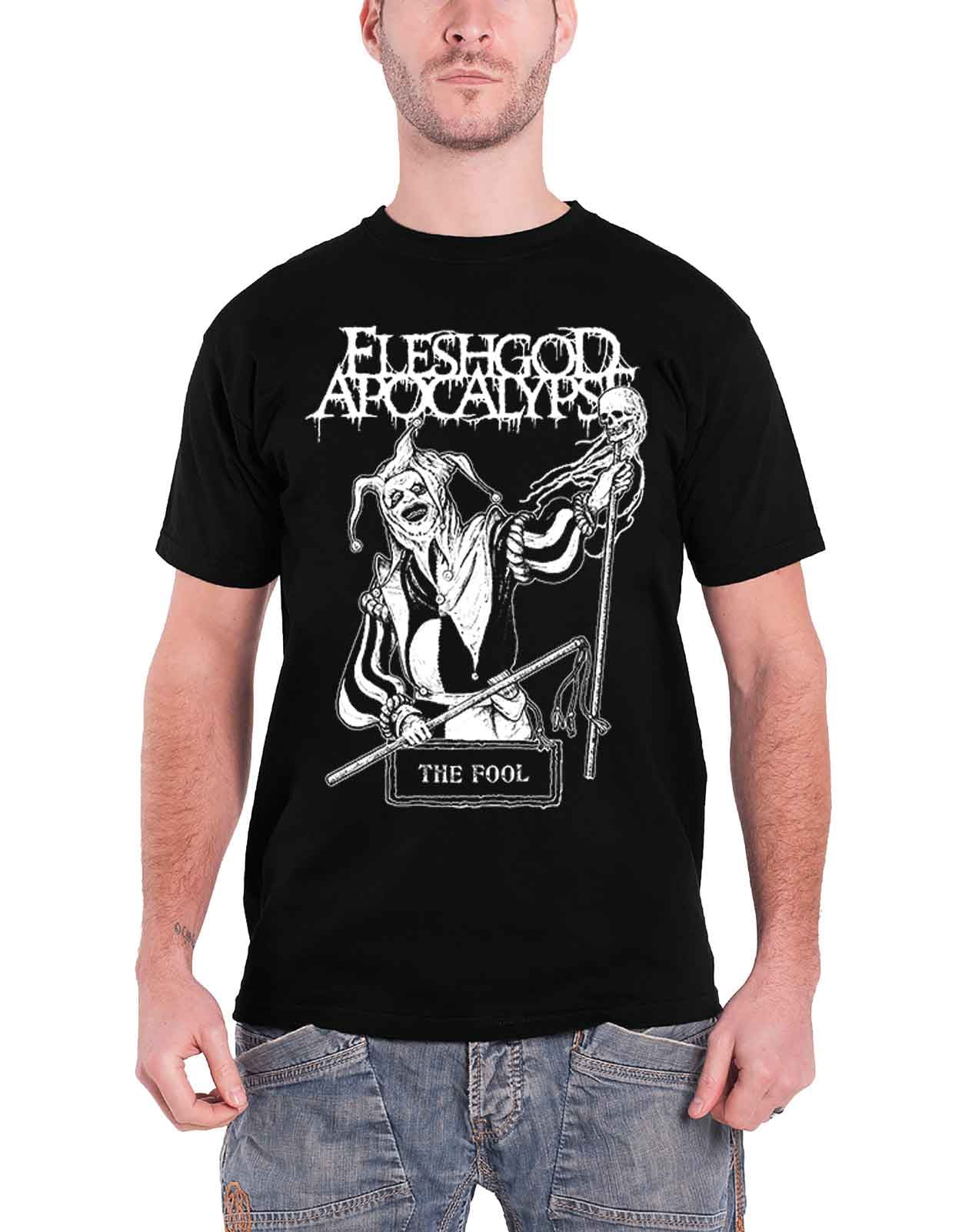 Fleshgod Apocalypse T Shirt The Fool new Official Mens Black - Walmart.com