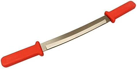 Fleshing Knife Hide Fleshing Tool – 10.5in Double Edge Hide Tanning Kit ...