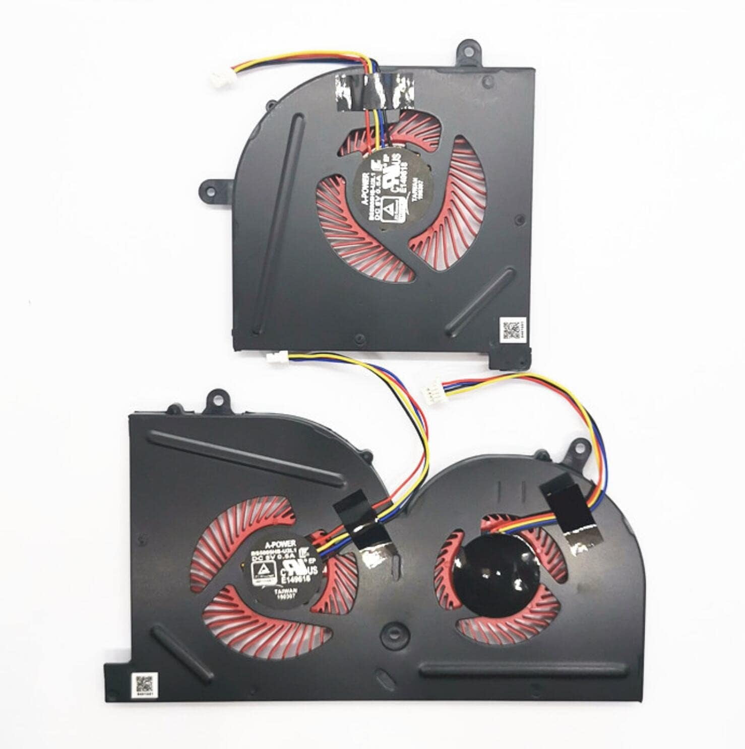 Fleshy Leaf CPU+GPU Cooling KEF16 Fan Replacement for Msi GS63 GS63VR ...