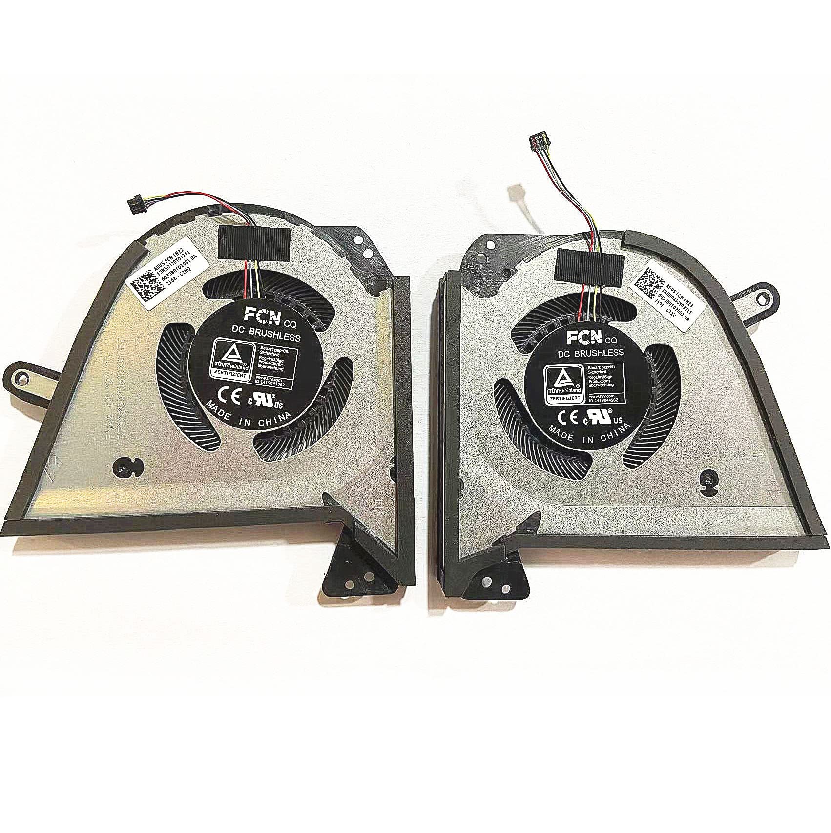 Fleshy Leaf CPU+GPU Cooling RRF12 Fan Replacement for Asus ROG 15 ...