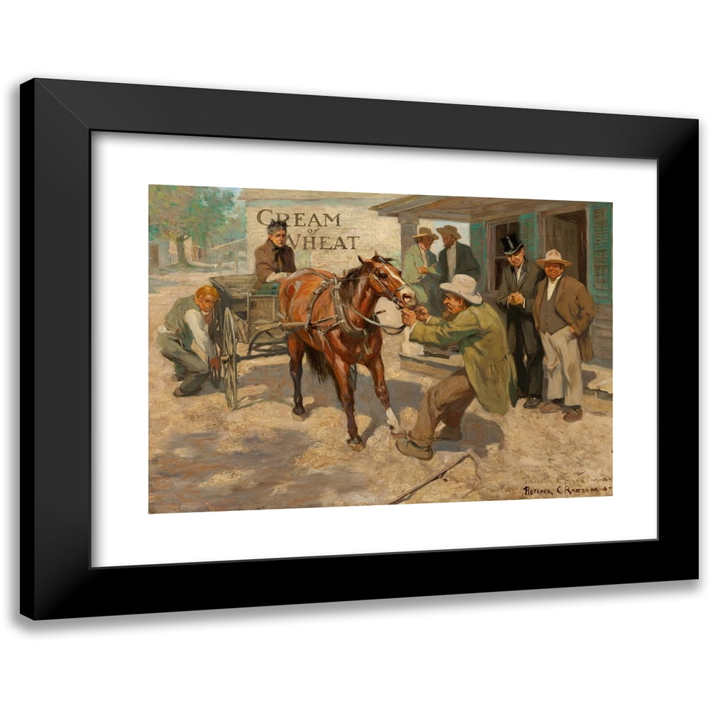 Fletcher Charles Ransom 18x14 Black Modern Framed Museum Art Print ...
