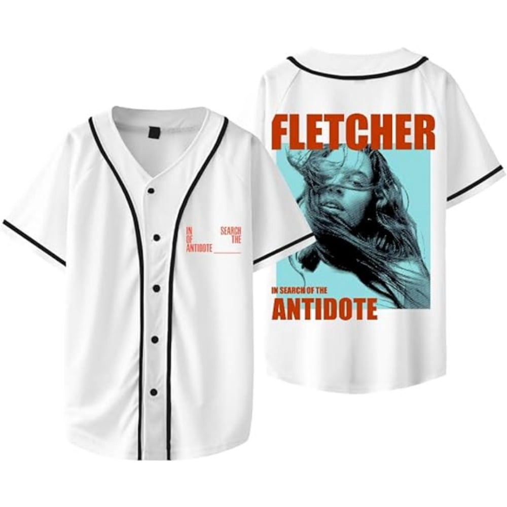 Fletcher In Search of the Antidote Merch Baseball Jersey Shirt V-Neck ...