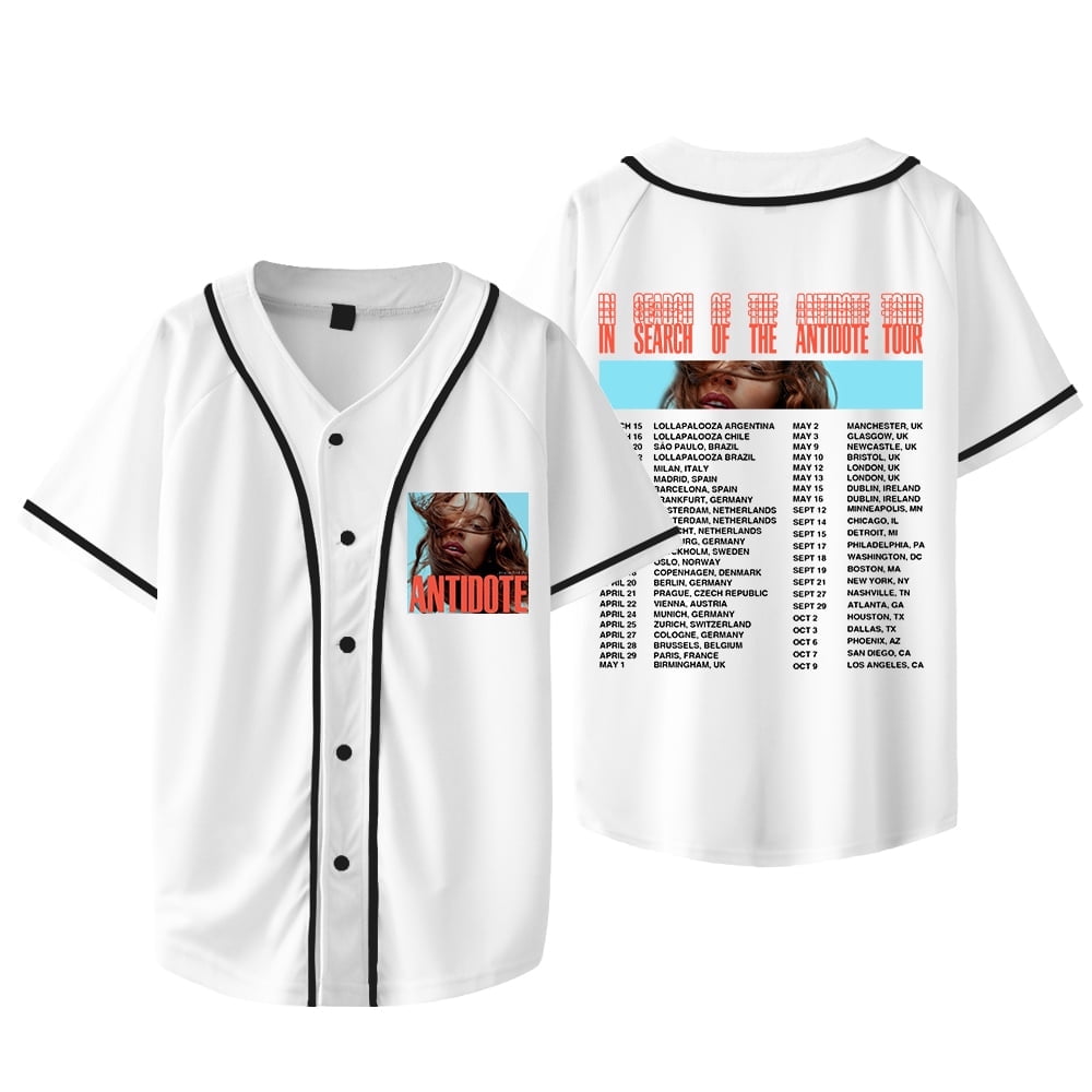 Fletcher In Search of the Antidote Merch Baseball Jersey Short Sleeve V ...