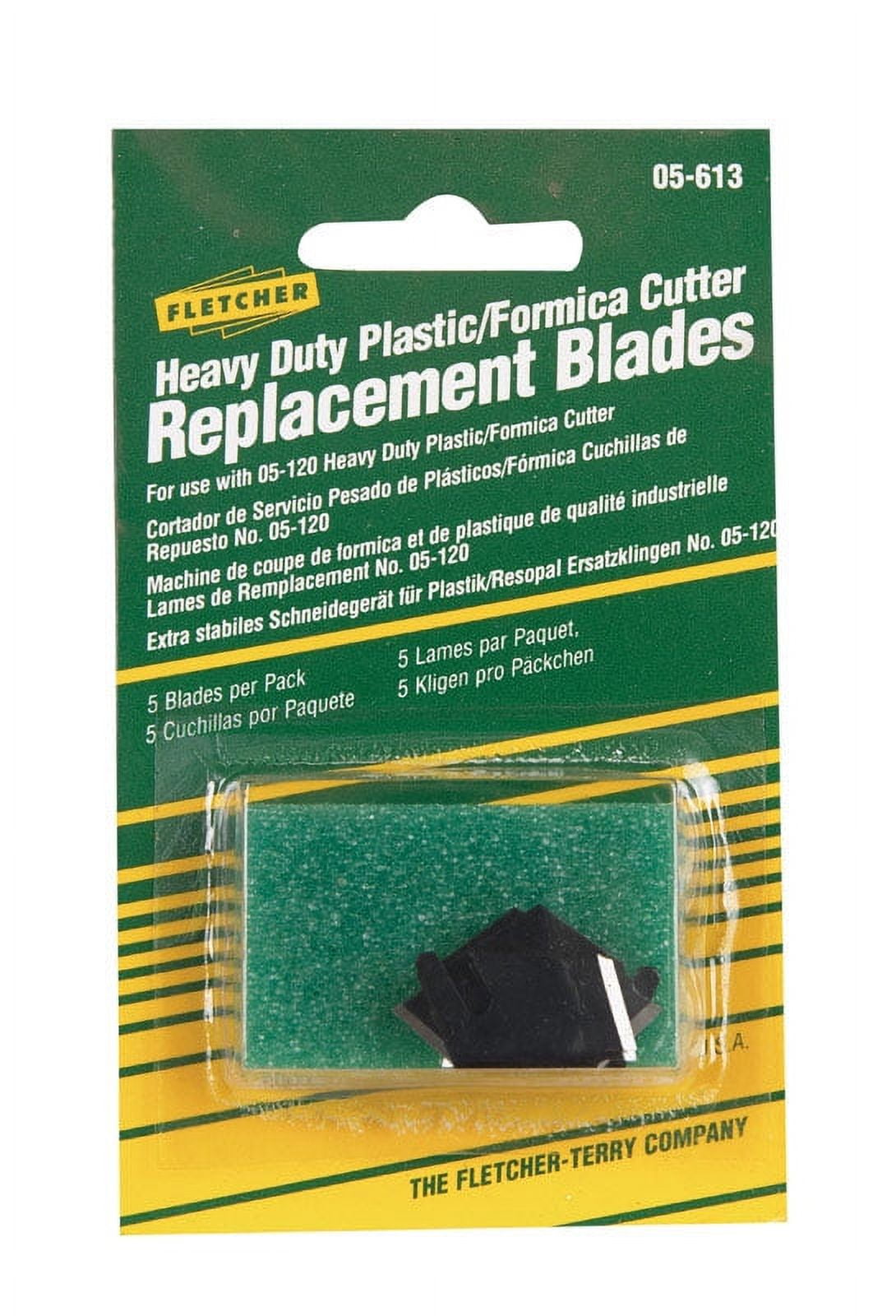 Fletcher-Terry Steel Heavy Duty Replacement Blade 0.33 in. L 5 pc ...