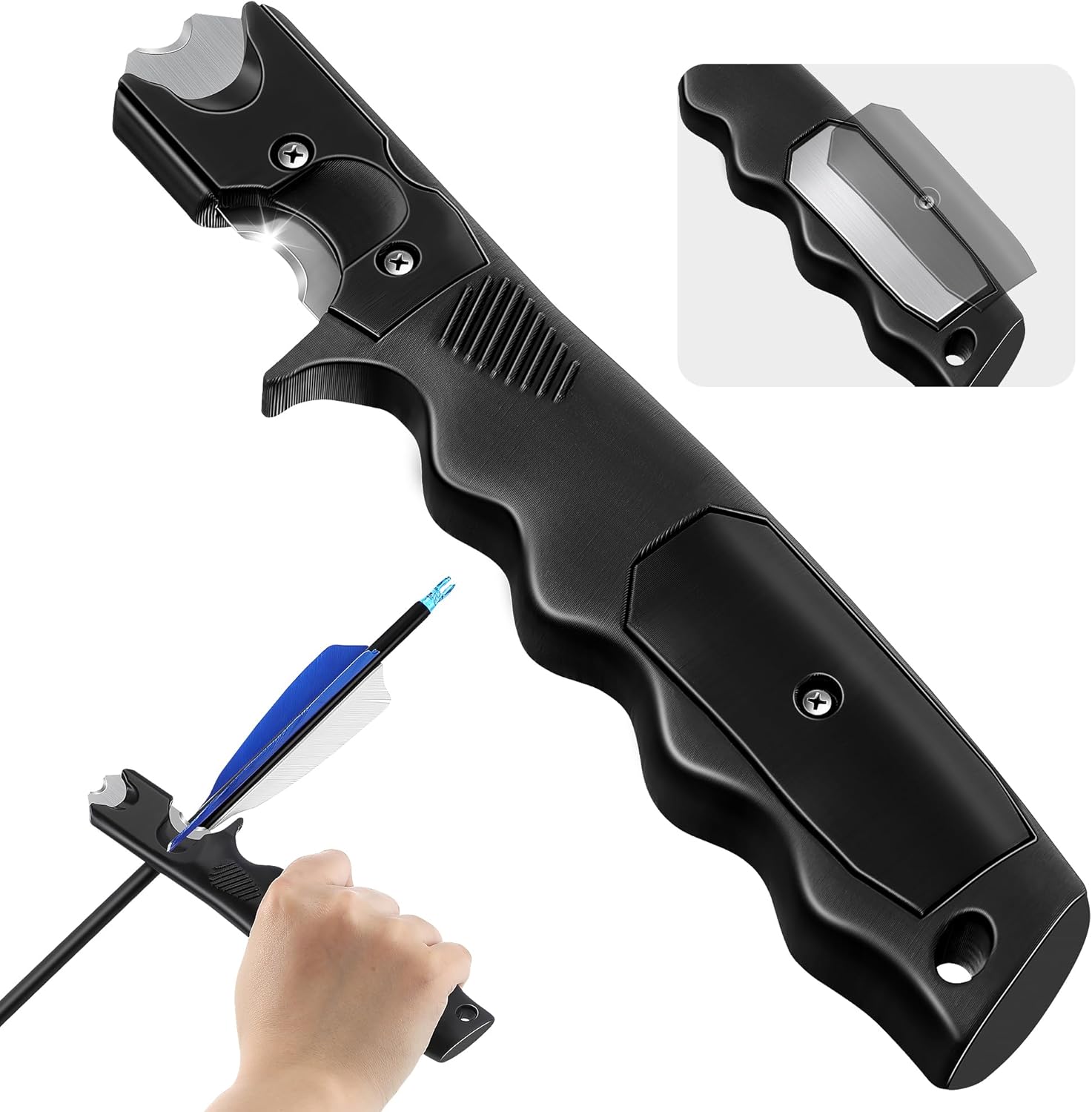 Fletching Removal Tool Dual Angle Arrow Fletching Tool with Stainless ...