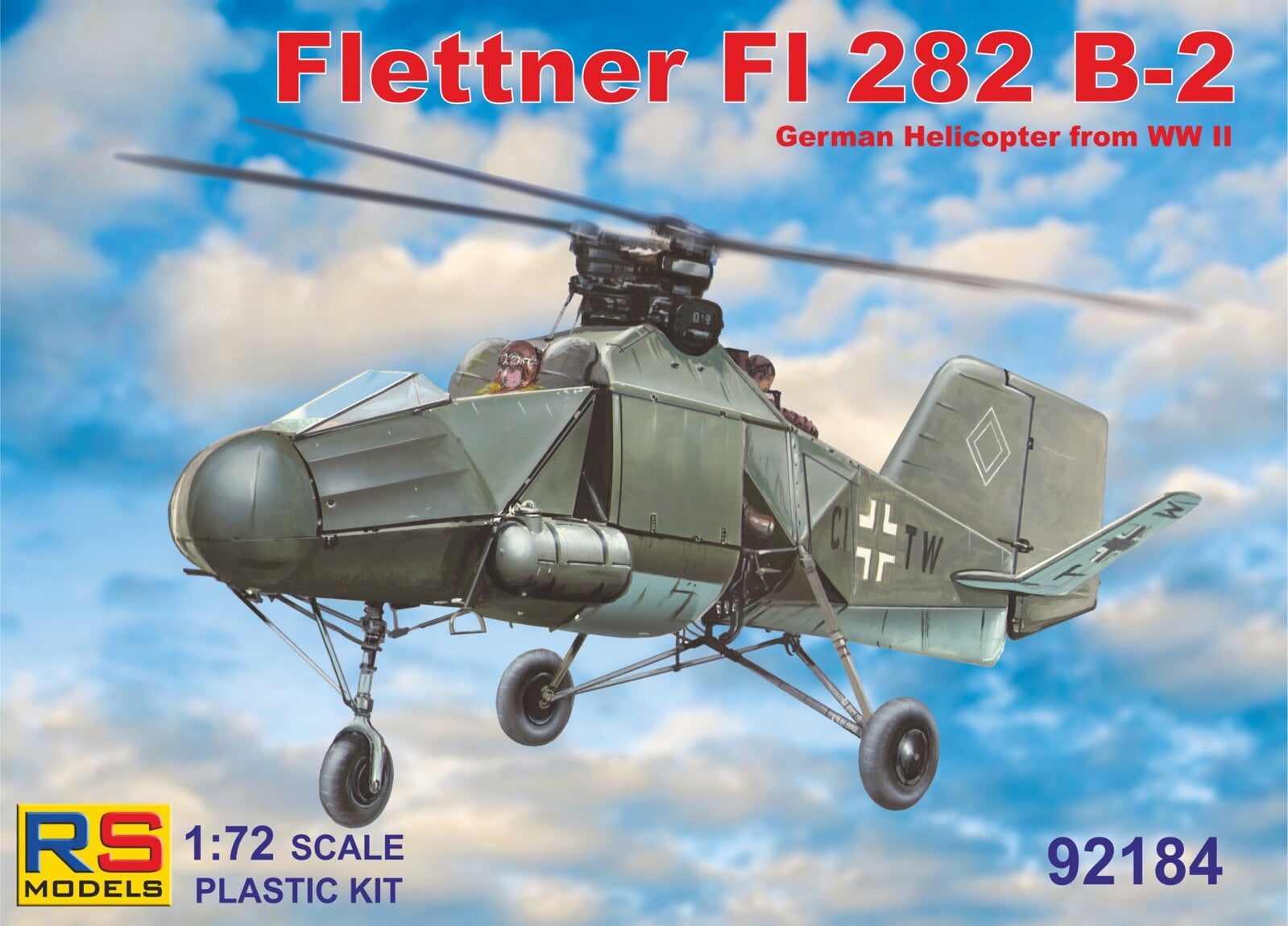 Flettner 282 B-2, German helicopter (1/72 model kit) - Walmart.com