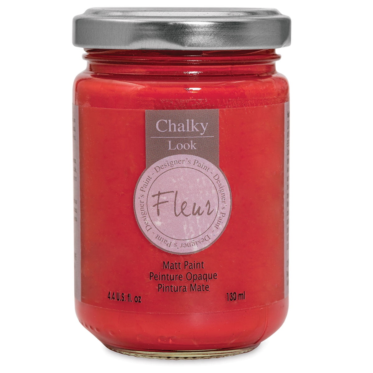 Fleur Chalky Look Paint - Cherry Lips, 4.4 oz jar - Walmart.com