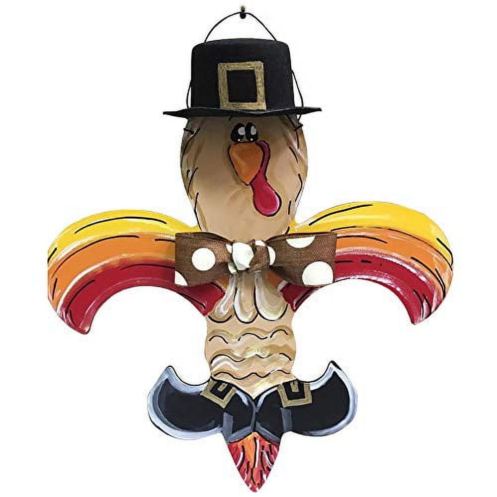 Fleur De Lis Cutout Unfinished Wood Derby Mardi Gras Door Hanger Wall ...