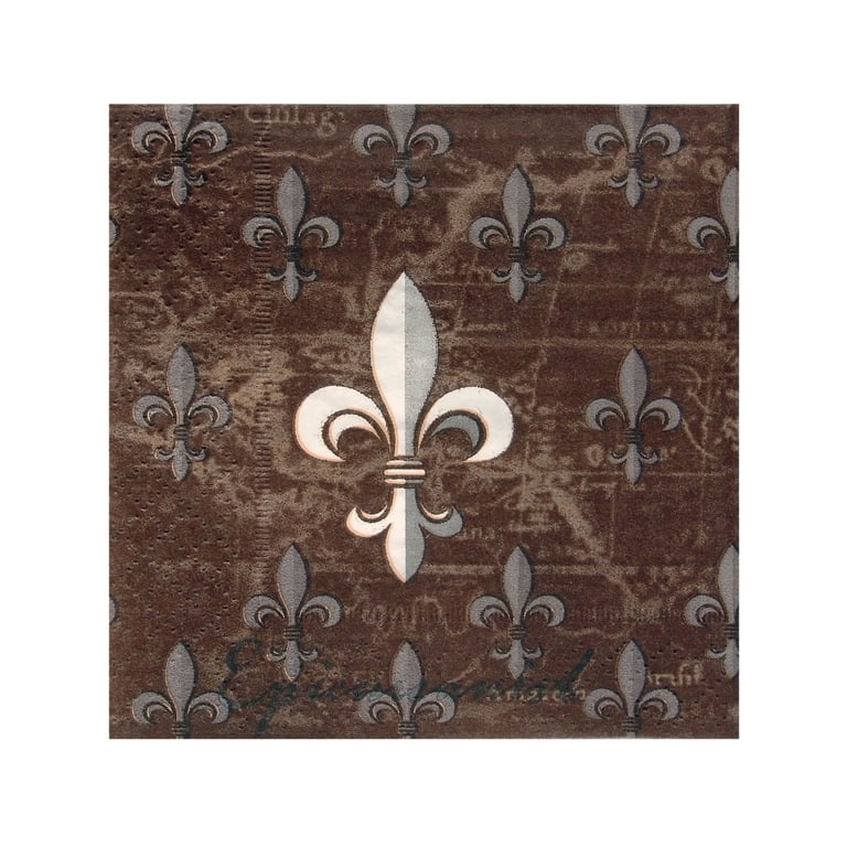 Fleur De Lis Paper Napkins