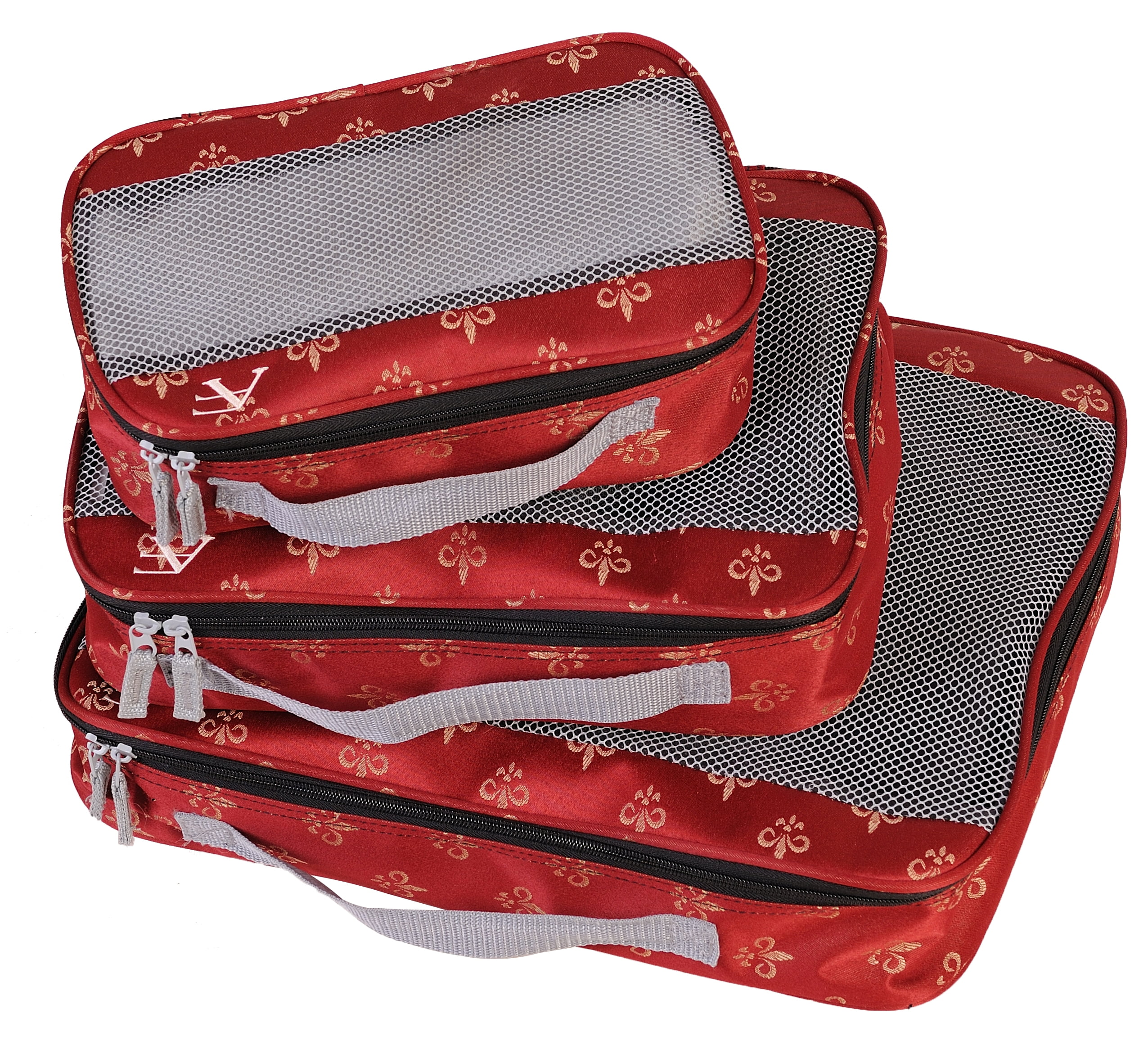 Fleur De Lis Packing Cubes - 3-Piece Set - Walmart.com
