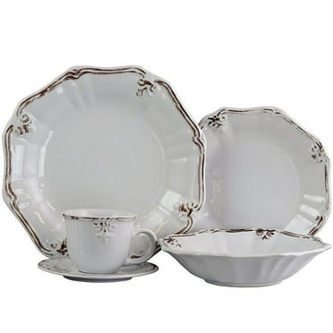 Yellowstone 12-Piece Ceramic Dinnerware Set, Kayce Collection - Walmart.com