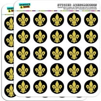 Fleur de Lis Black on White 18 2" Planner Calendar Scrapbooking ...