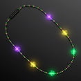 Fleur de Lis Light Up Necklaces Mardi Gras Beads by ...