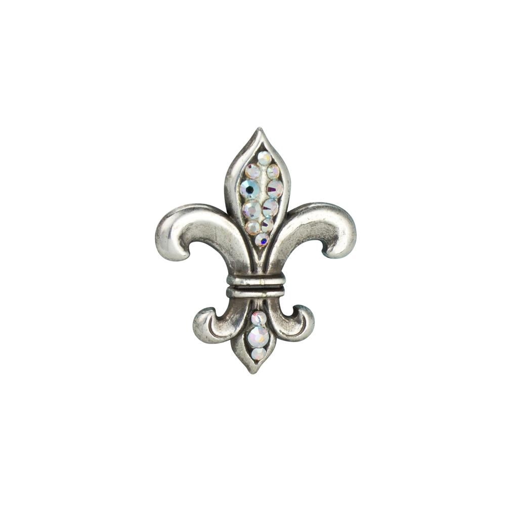 Fleur-de-Lis Screw Back Conchos (AS/Crystal) - Walmart.com