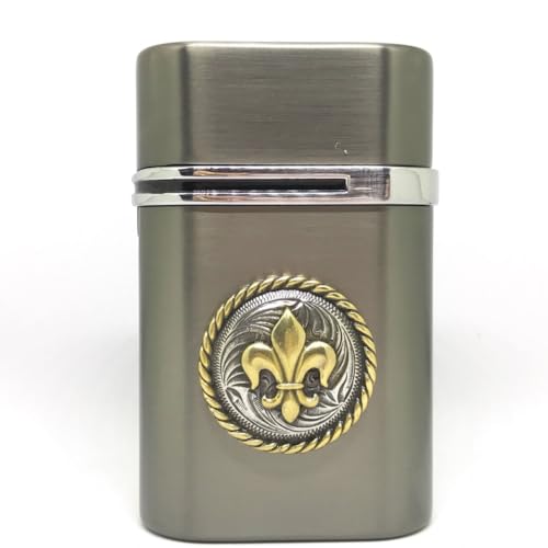 Fleur de Lis Vector Thundra Desktop Lighter Triple Torch Cigar Lighter ...