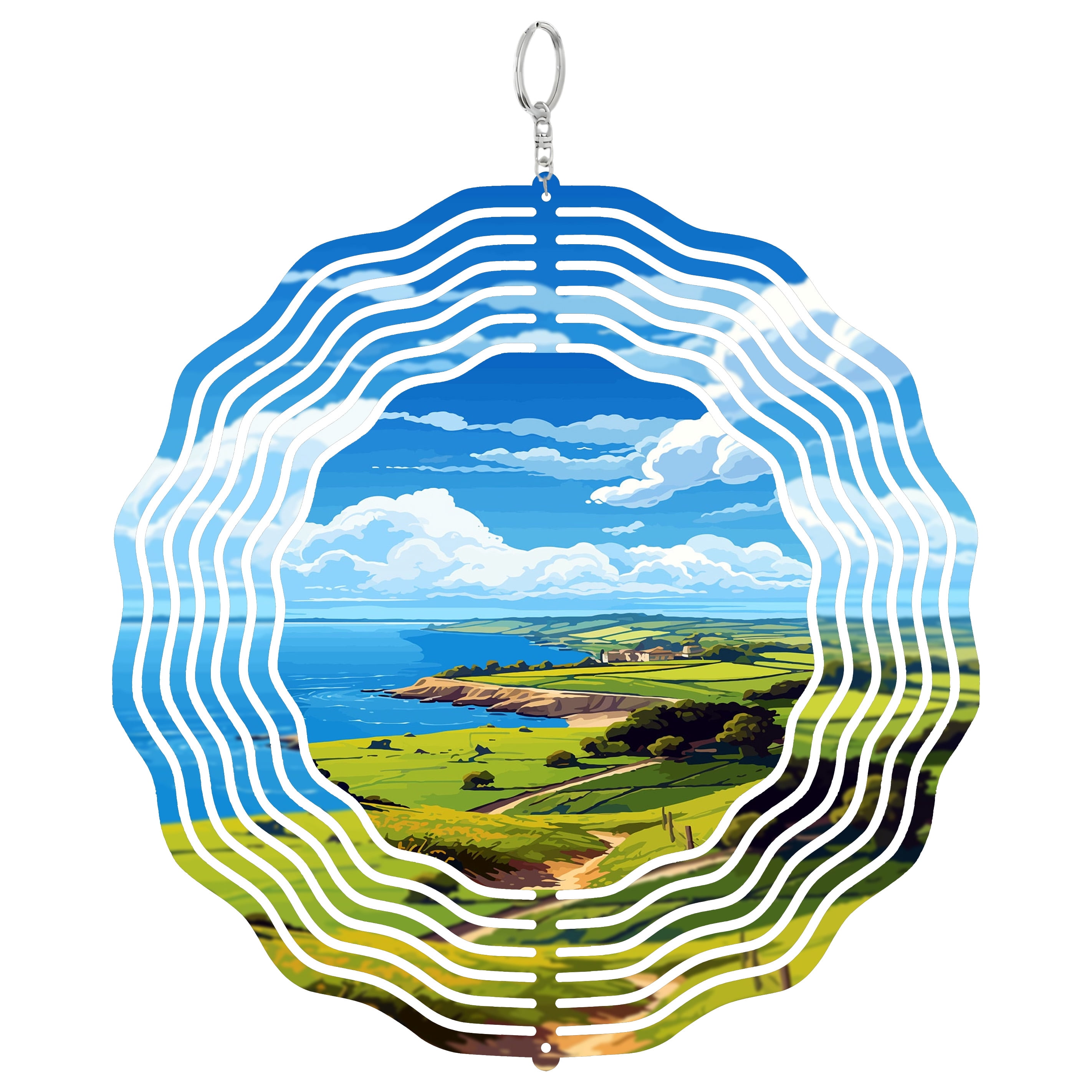 Fleurieu Peninsula Australia 3D Wind Spinner Stainless Steel Kinetic ...