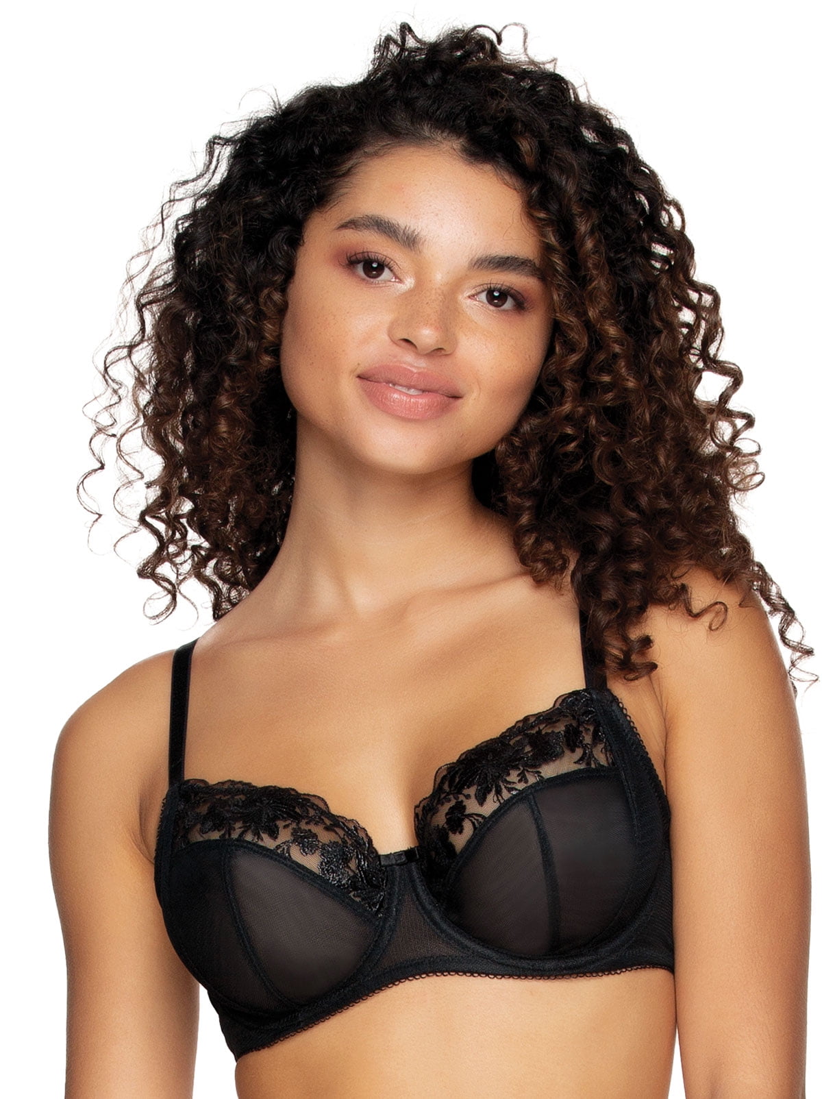 Fleurs Unlined Bras | 32C - 44H | Felina (Black, 40D) - Walmart.com