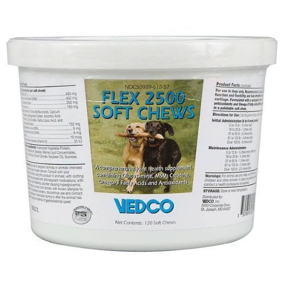 Flex 2500 Joint Health Soft Chews for Dogs - 120 Count - Walmart.com