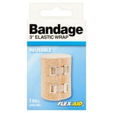 Flex Aid 3" Elastic Wrap Bandage HSA/FSA Eligible - Walmart.com