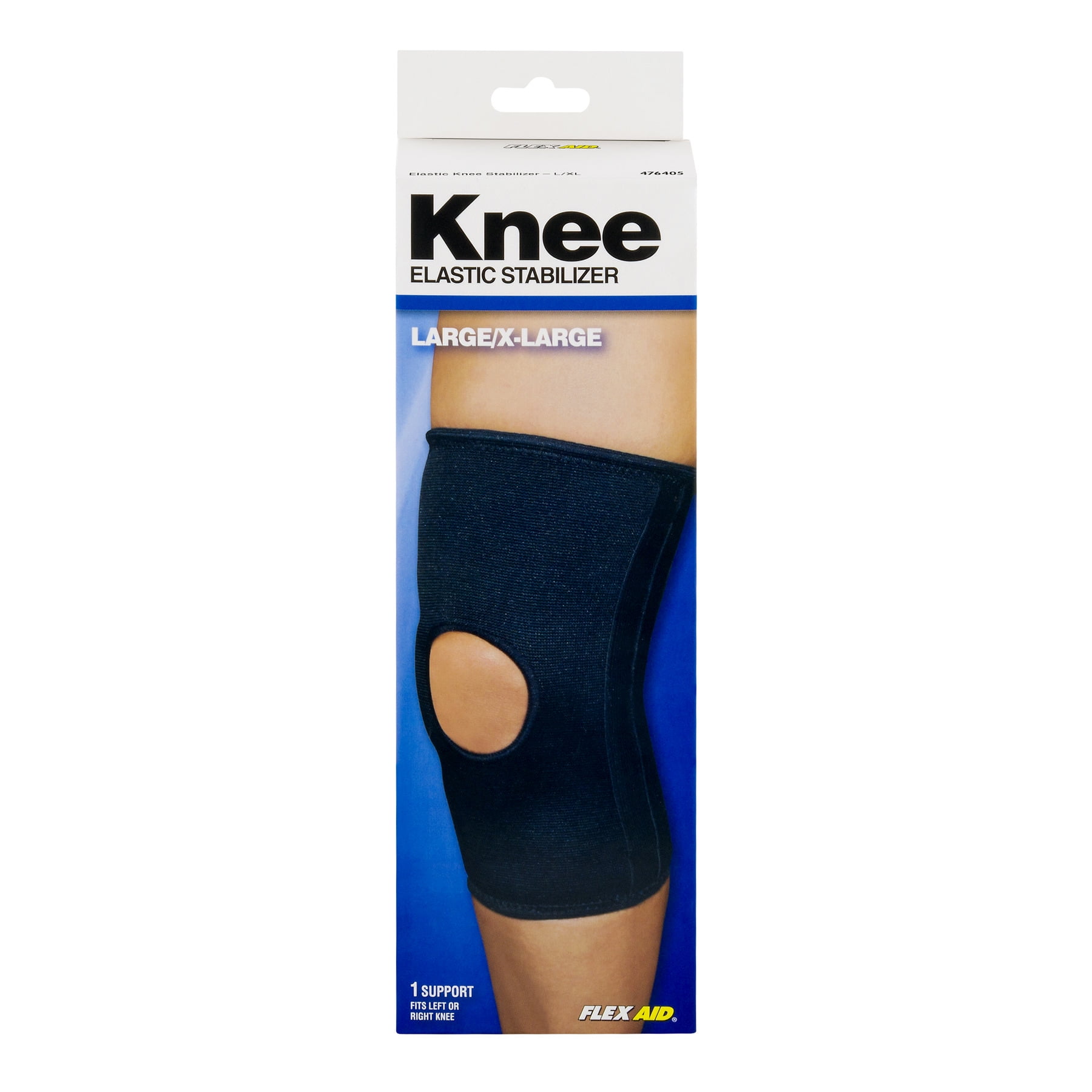Flex Aid Elastic Knee Stabilizer, Large/X-Large HSA/FSA Eligible ...