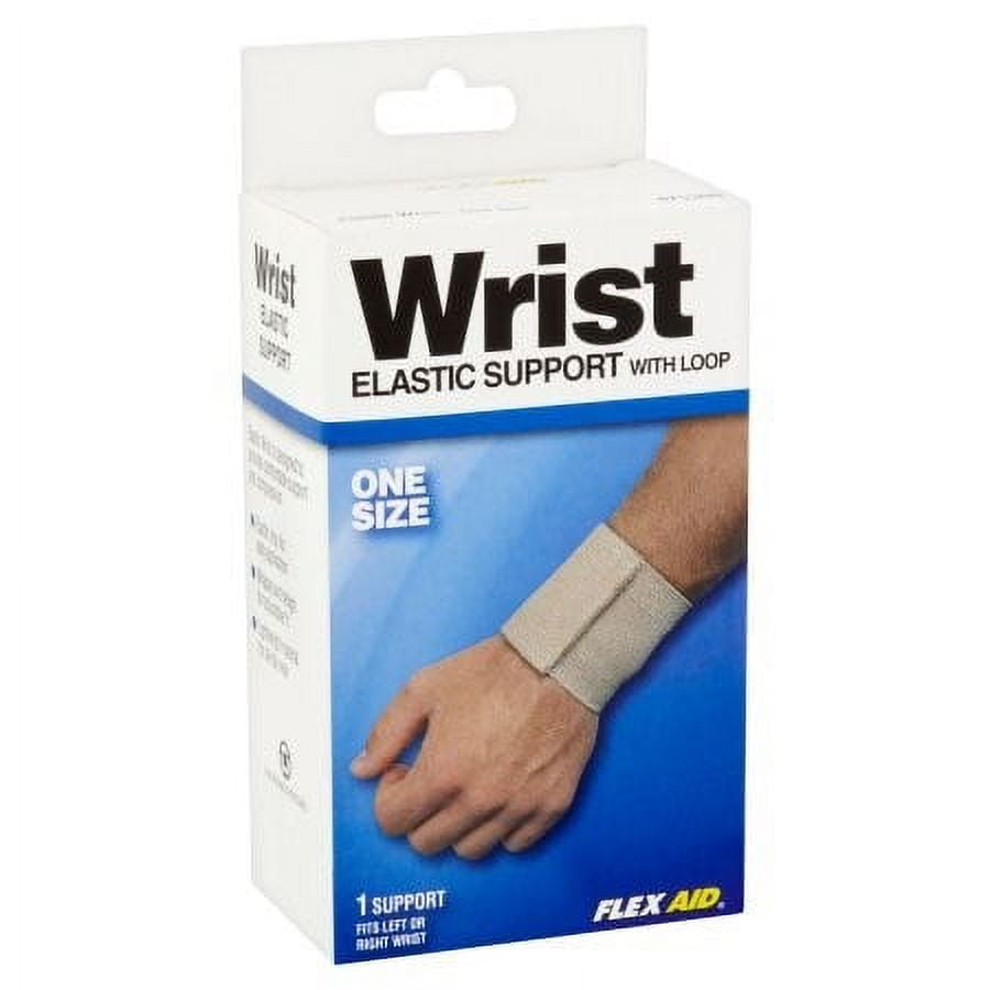 Flex Aid Elastic Wrist Support, One Size HSA/FSA Eligible - Walmart.com