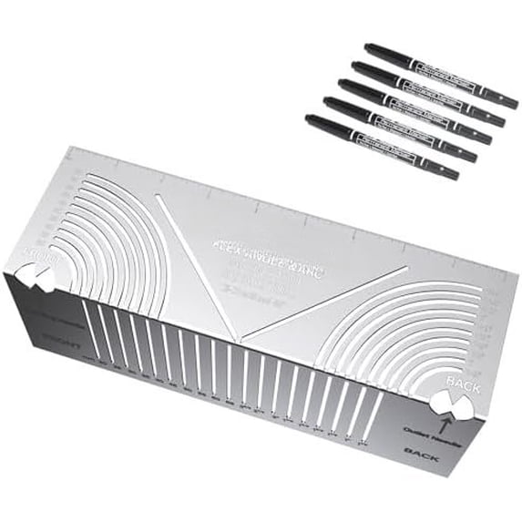 Flex Angle & Arc Marking Tool, Multi-functional Square Tube Scriber for ...
