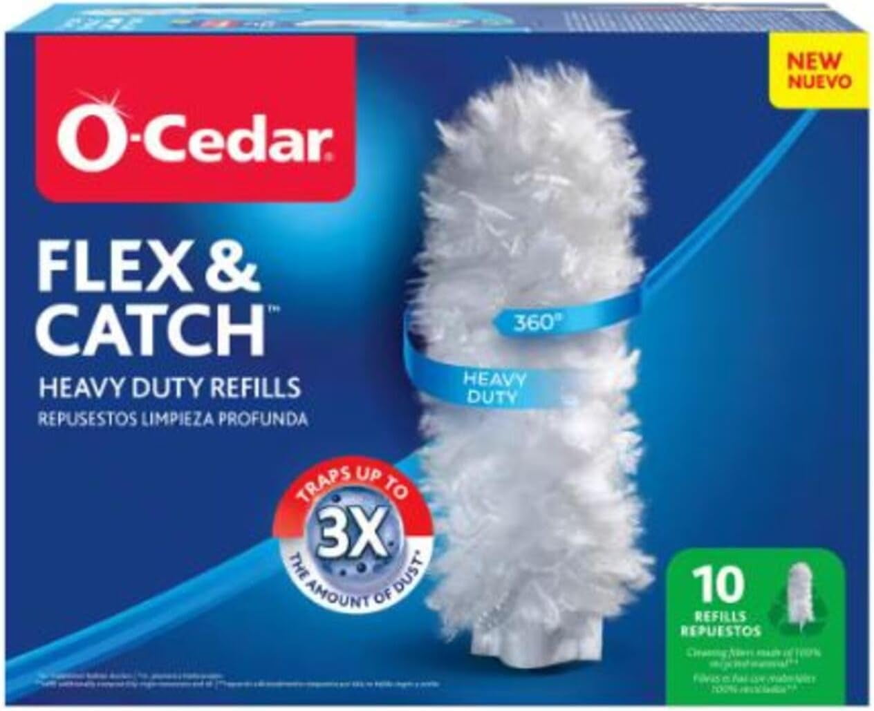 Flex & Catch Heavy Duty Dusting Refills (10 Count) | Disposable Duster ...