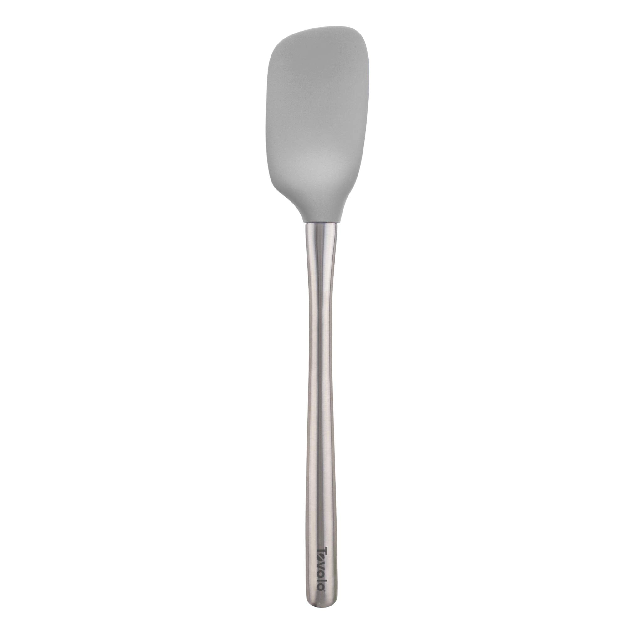 Flex-Core Stainless Steel Handled Spoonula, Silicone Spoon Spatula Head ...