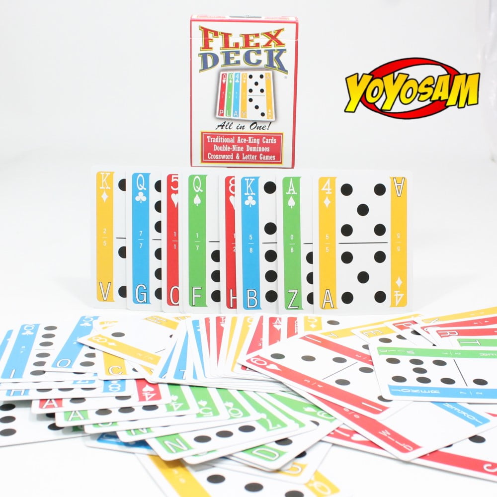 Flex Deck Playing Cards - Multi-Purpose Classic Games - All in One Deck ...